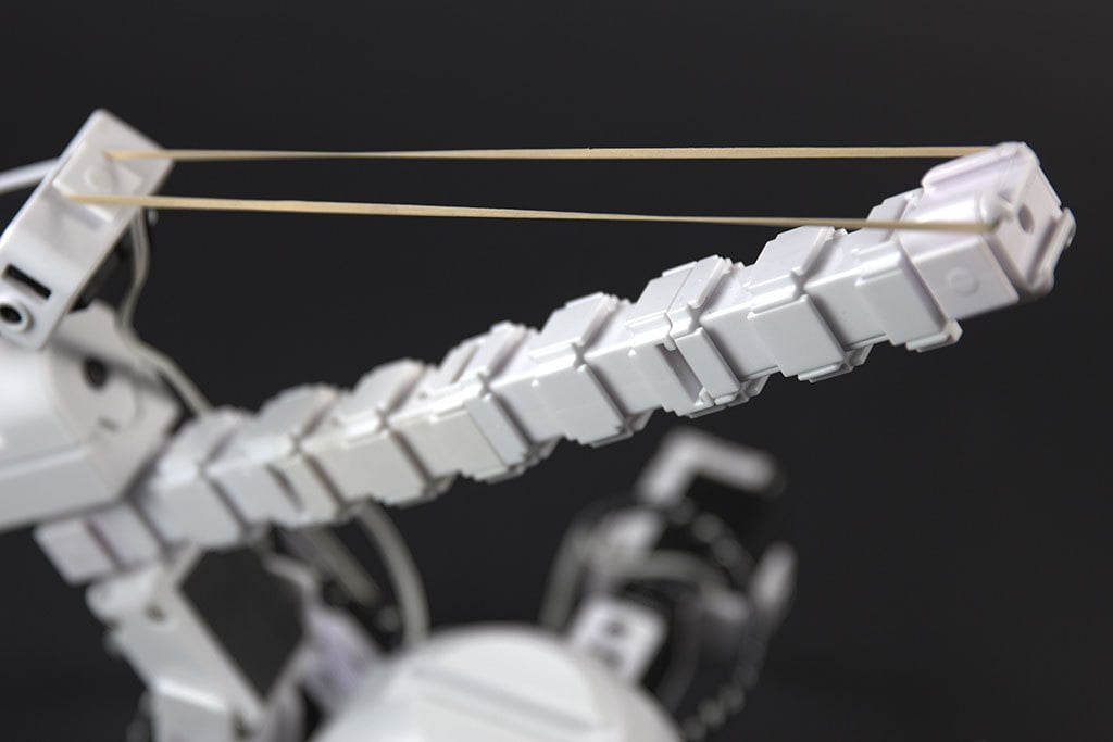 EDI Mech Warrior Elastic Band Shooting Robot with EZ-Bits by EZ-Robot ...