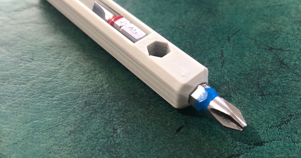 EDC Screwdriver by Cheesus | Download free STL model | Printables.com
