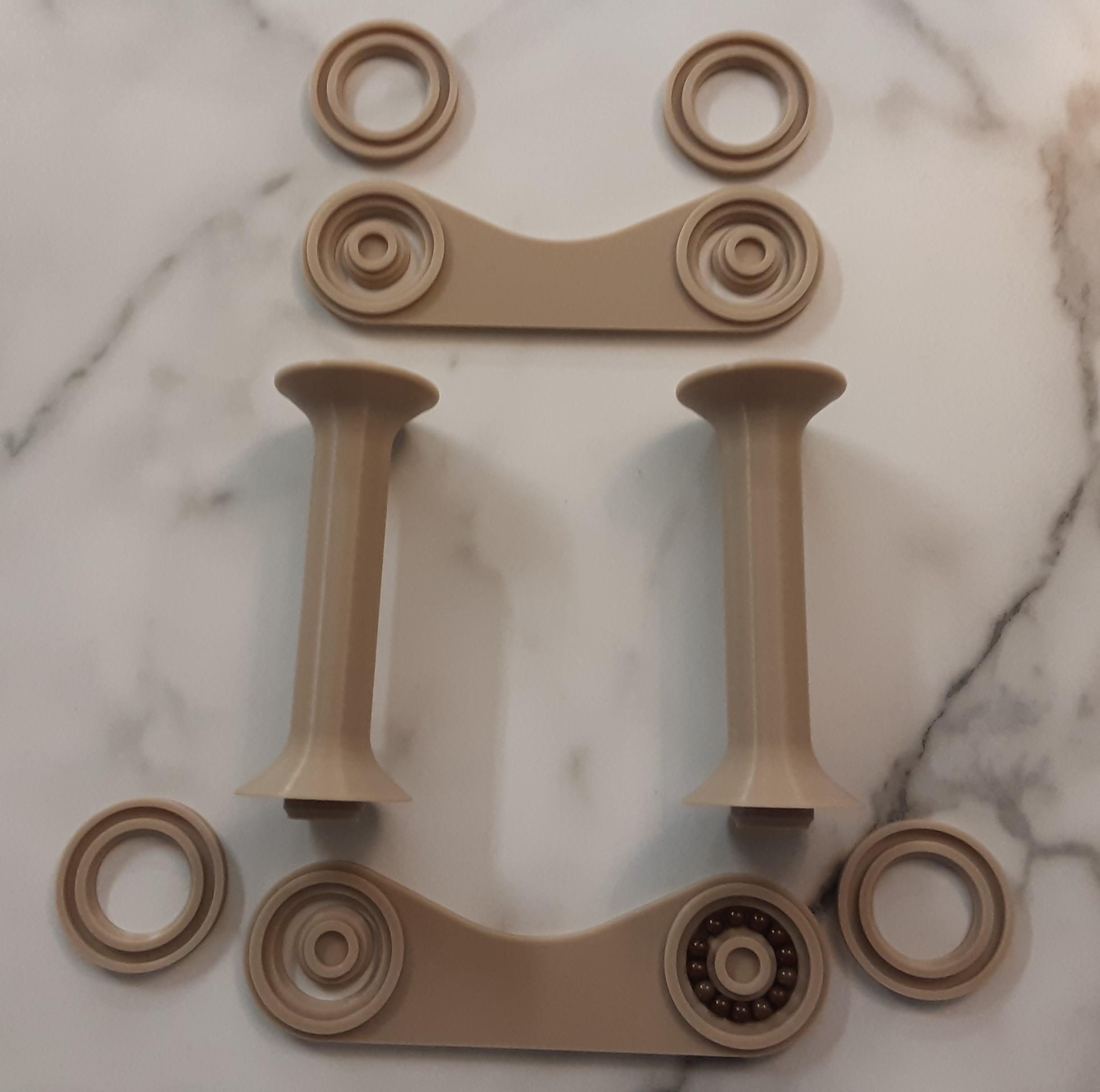 Filament spool stand for printing using DIY Bearings by Bernd ...