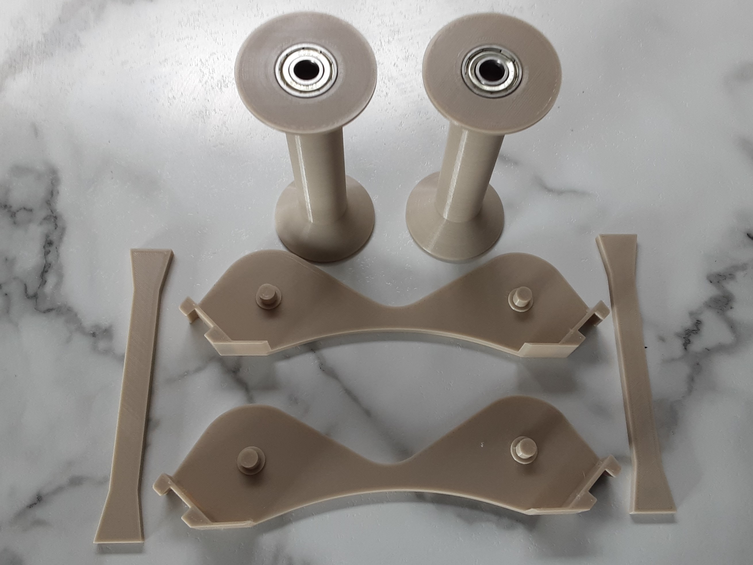 Filament spool stand using 608 bearings by Bernd | Download free STL ...