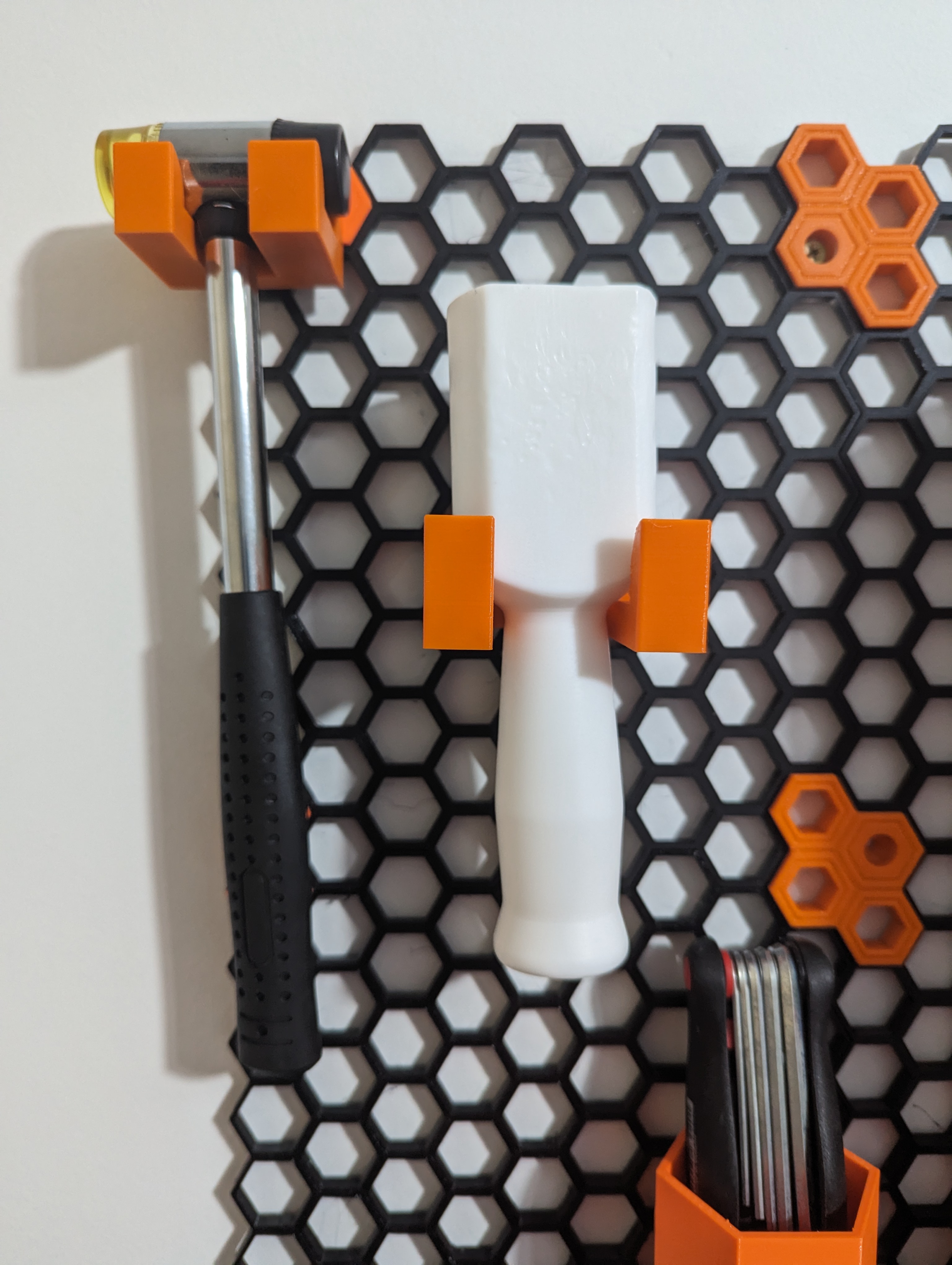 Hammer Support - Honeycomb storage wall - STEP files by edmar ...