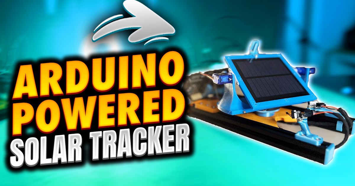 Solar Tracker-Arduino by ElectricOasis | Download free STL model ...