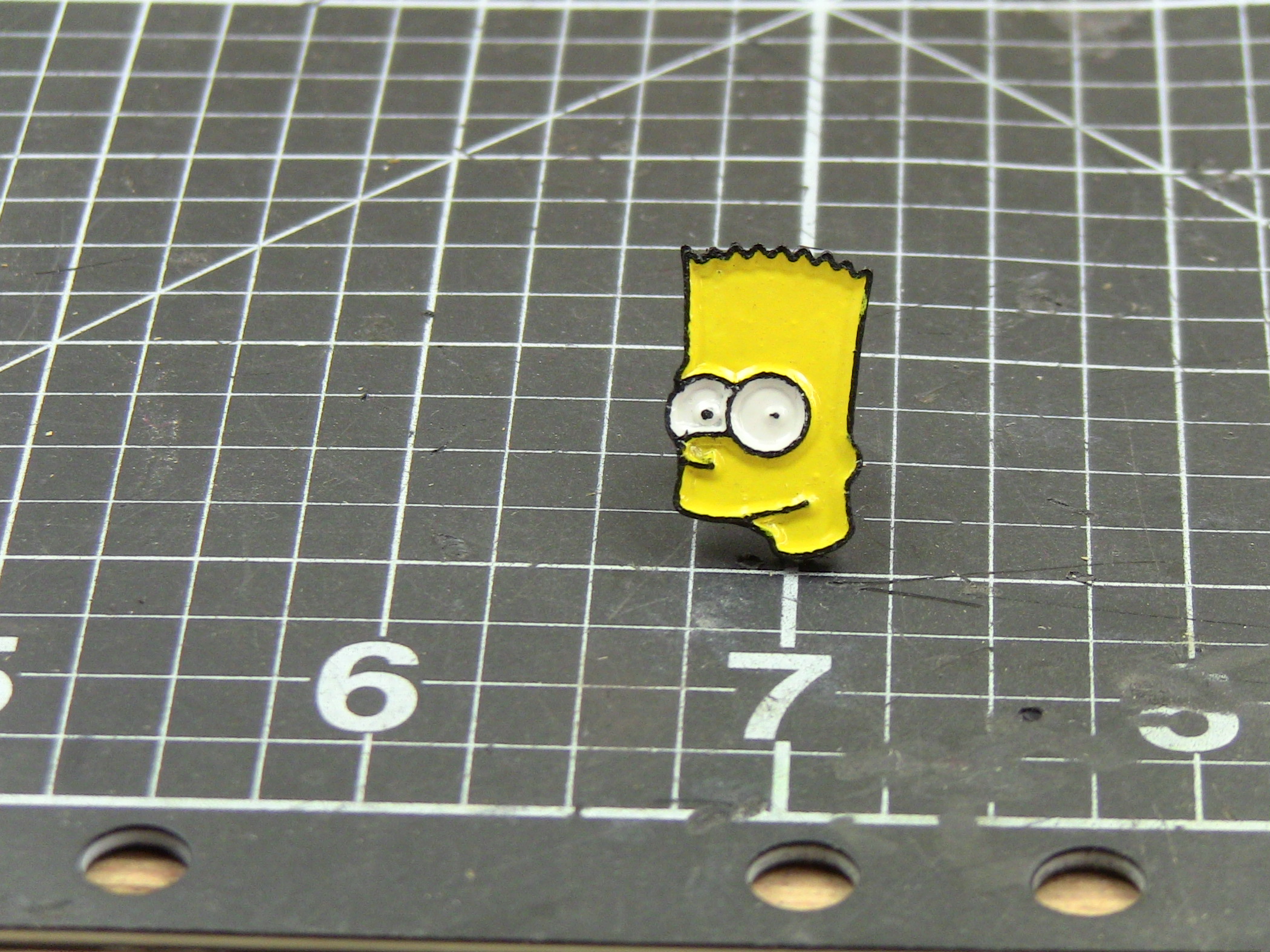 Bart Enamel pin by Nick Tailor | Download free STL model | Printables.com