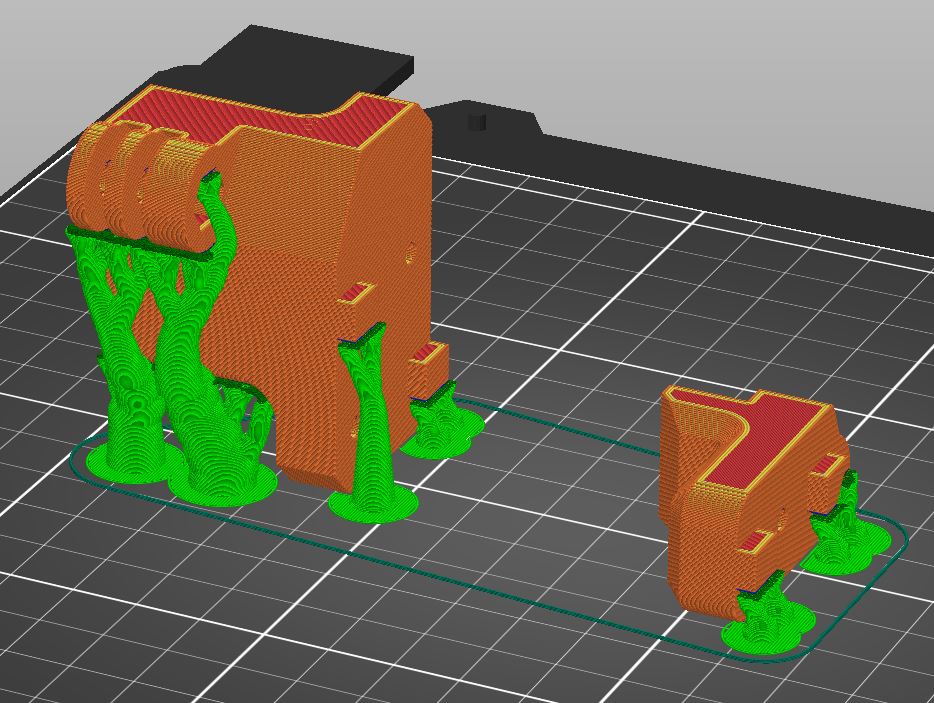 Ender Pro Raspberry Pi Touchscreen Mounts for Smart Pi Touch 2 Case by ...