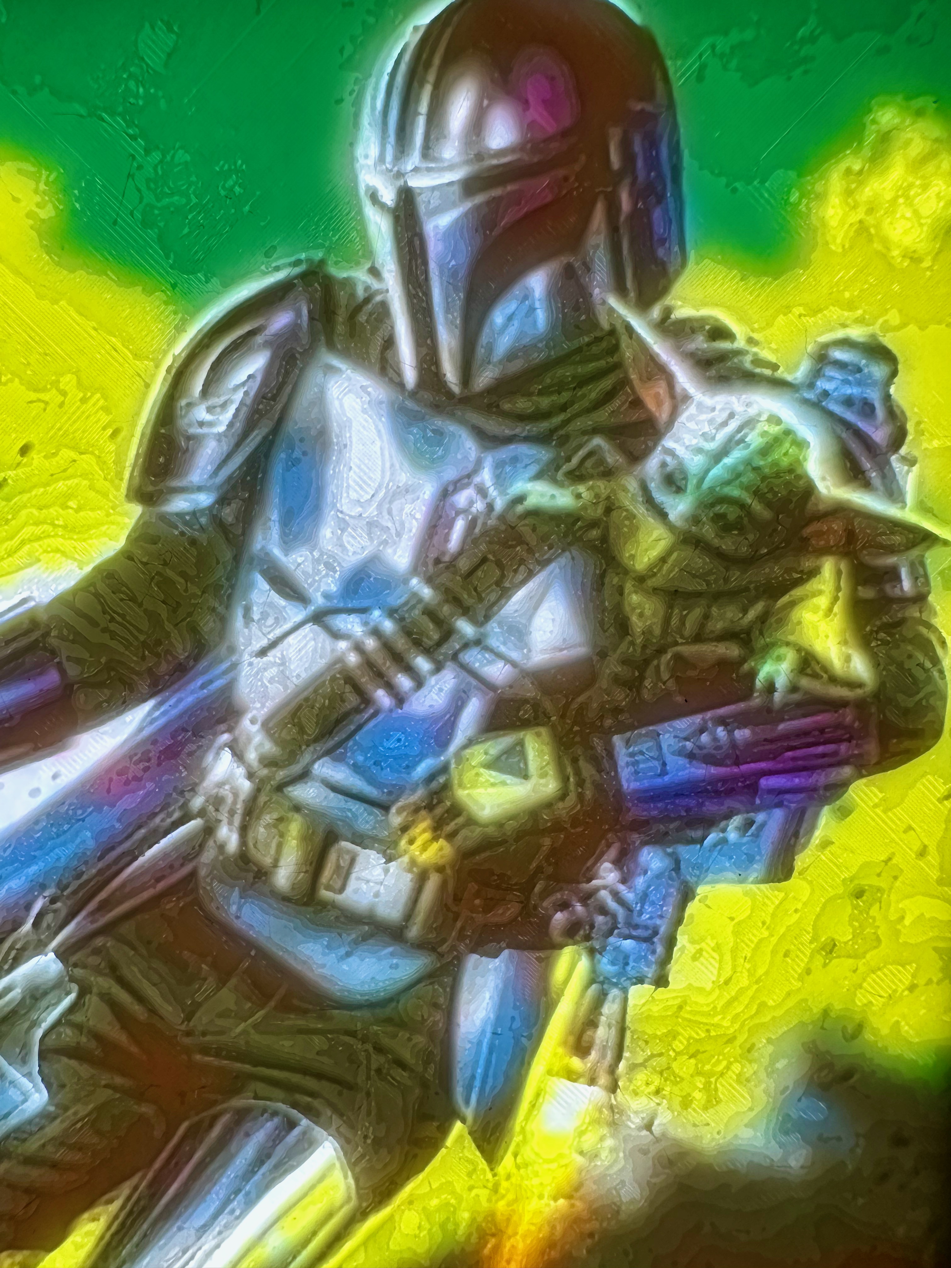 Mandalorian And Grogu Lithophane By Nikolay Download Free Stl Model