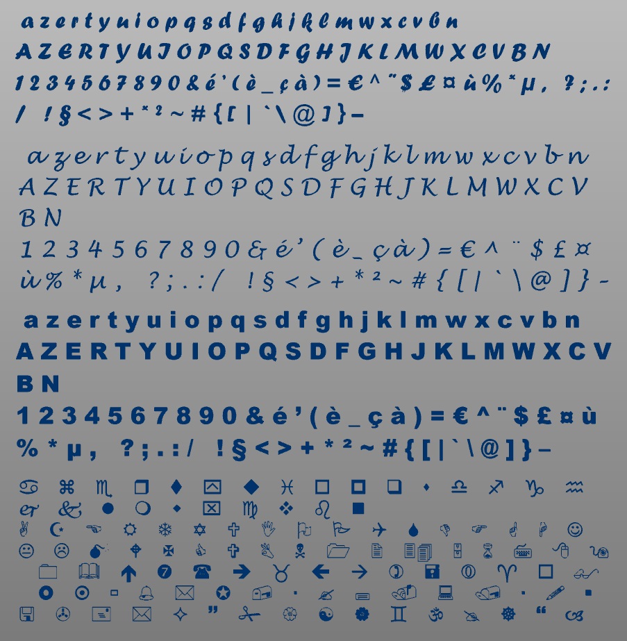 font Library by Naheulbeurk | Download free STL model | Printables.com