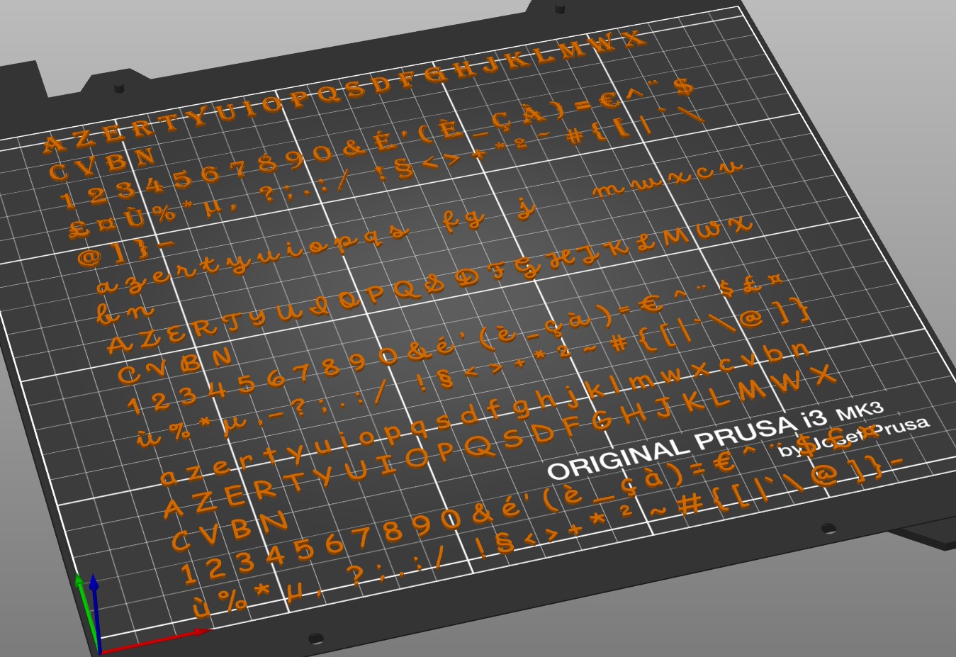 font Library by Naheulbeurk | Download free STL model | Printables.com