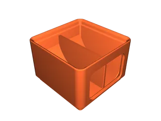 Gridfinity bin with window by NordicWalker | Download free STL model ...