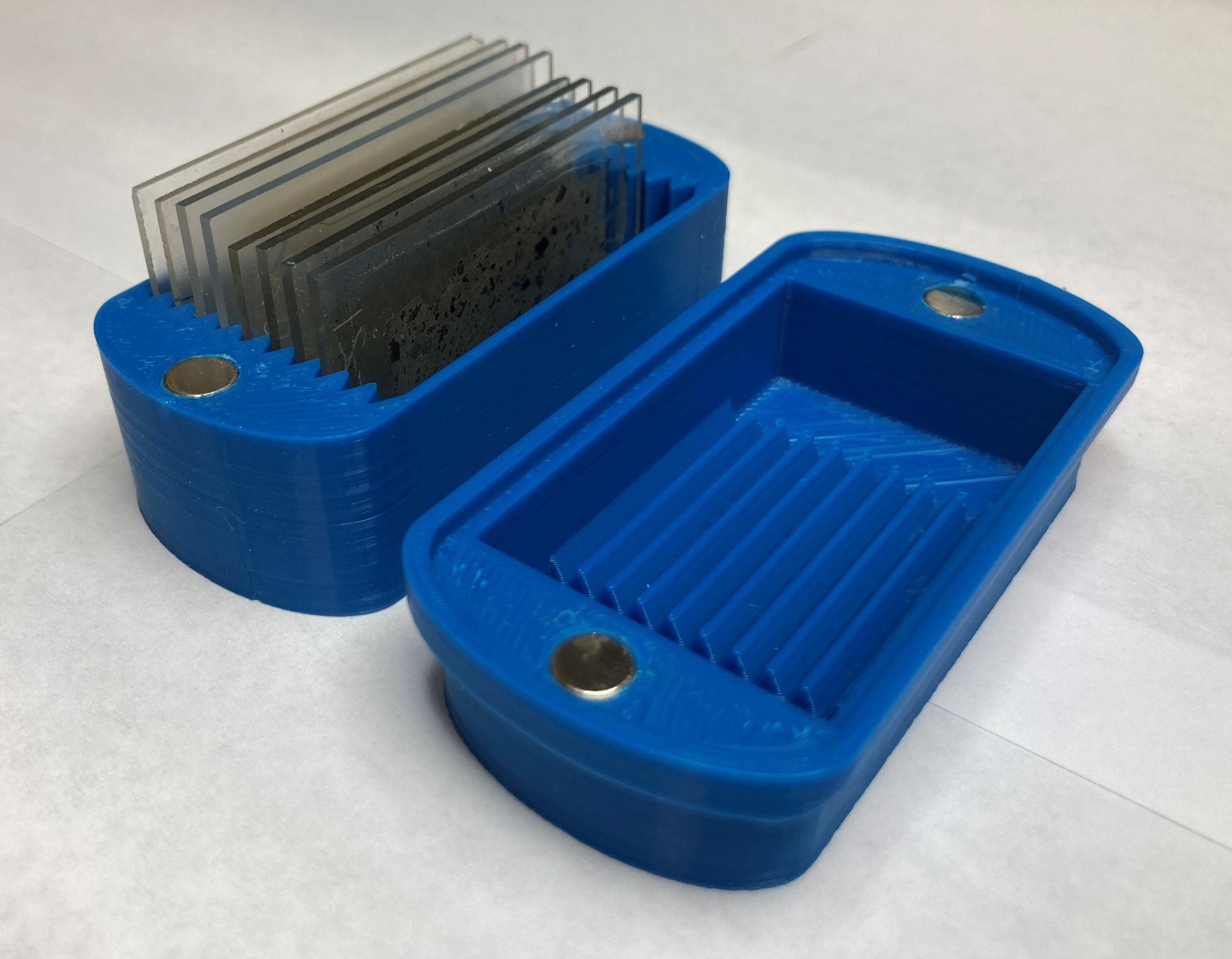 Petrographic Thin Section Box with Magnetic Lid by AC3FM | Download ...