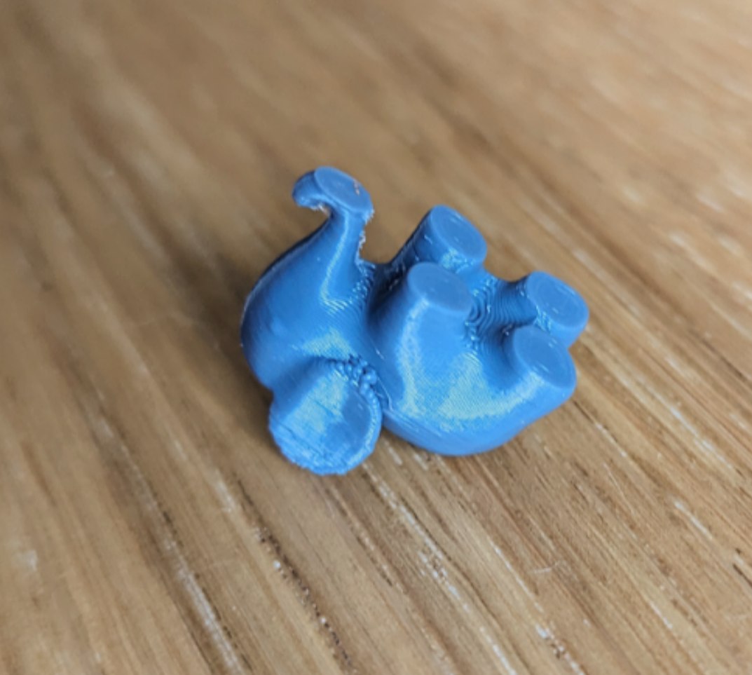 Little elephant (flat bottom) by Machspace | Download free STL model ...