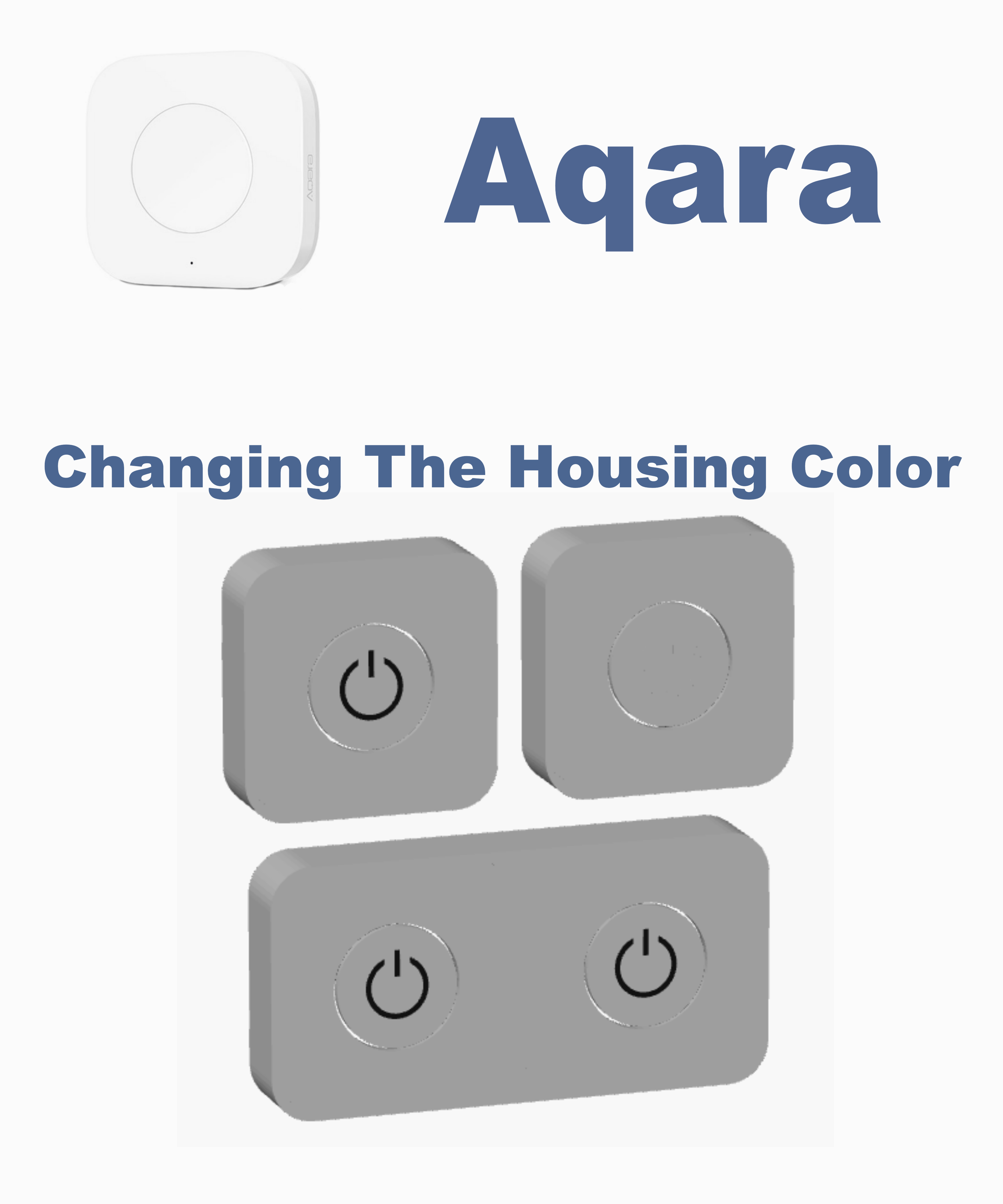 Aqara Wireless Mini Switch - Cover For Changing The Housing Color by ...