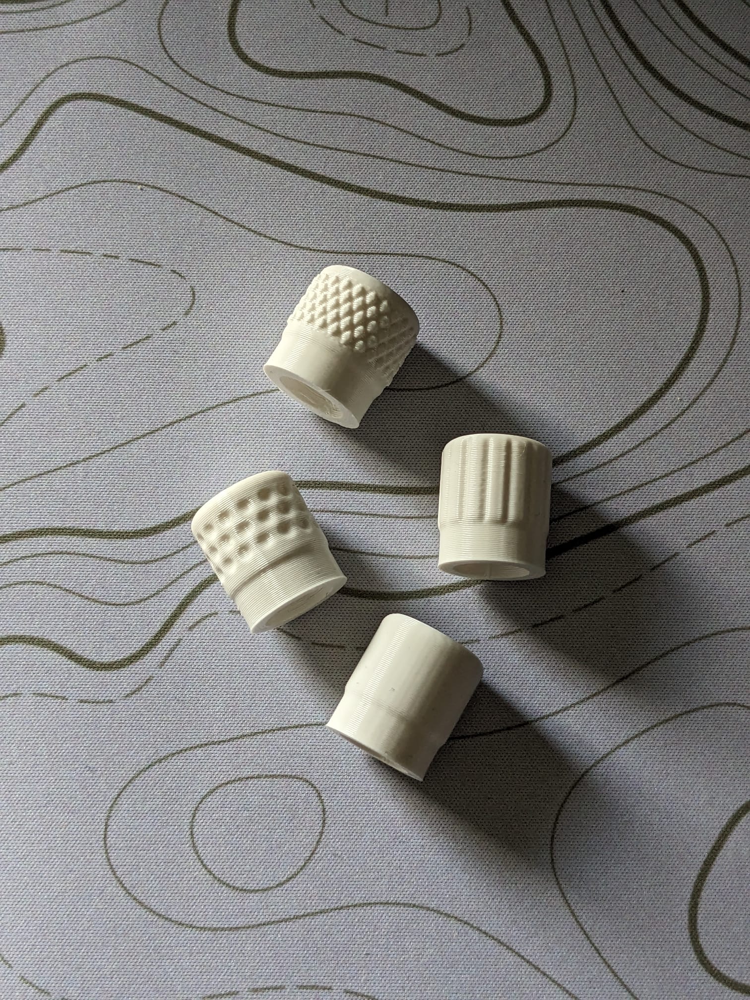Rotary Encoder Knobs : Knurled Straight Dimples and Blank by Janowan ...
