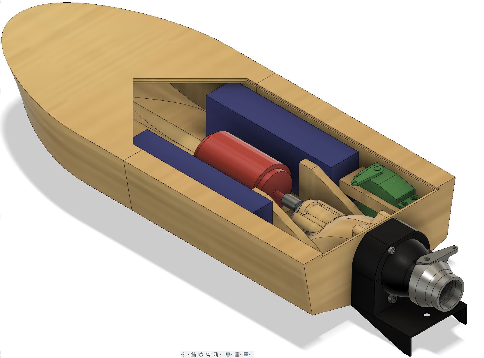 3D printed RC Jet boat od autora AlexMu | Stáhněte si zdarma STL model ...