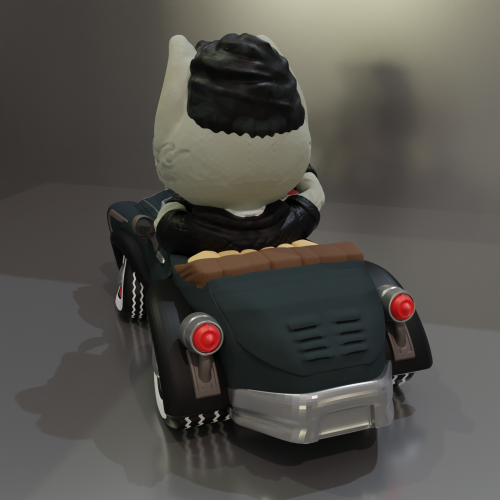 Rockabilly Cat Rod by Mehdals by Mehdals | Download free STL model ...