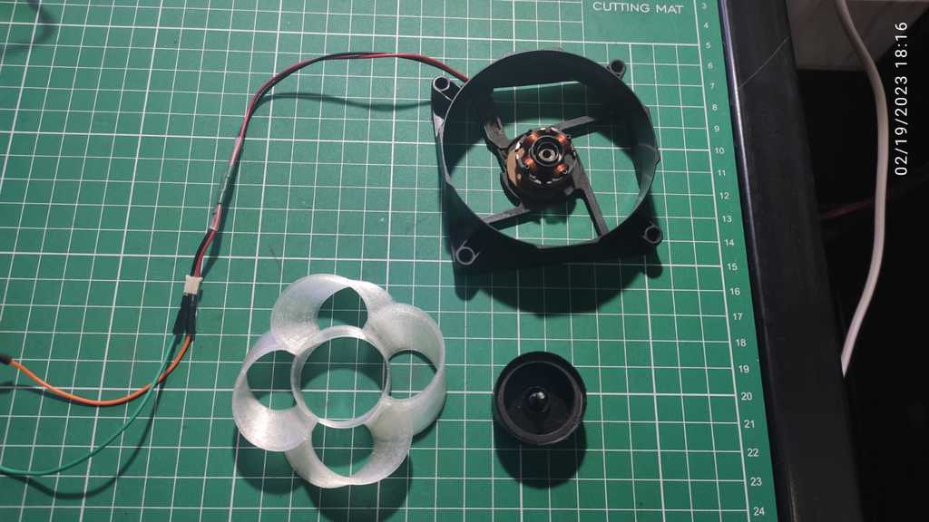 Toroidal cooling fan 80mm propeler by EduGomes | Download free STL ...