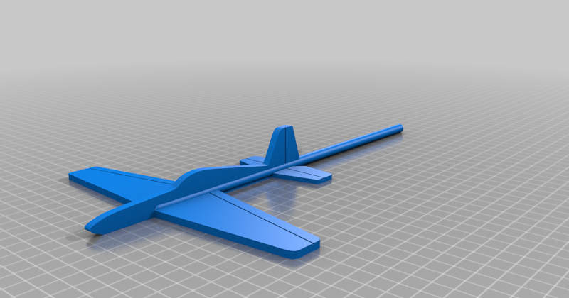 Practice Stick Plane - print in place por EduGomes | Descargar modelo ...