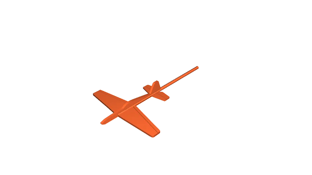 Practice Stick Plane - print in place by EduGomes | Download free STL ...