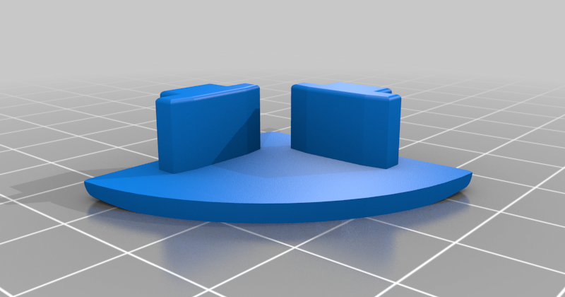3030 Extrusion Cap Semicircular Corner by EduGomes | Download free STL ...