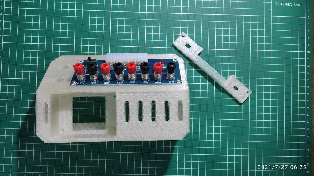 Front plate using XH-M229 and step up/down module for ATX lab power ...