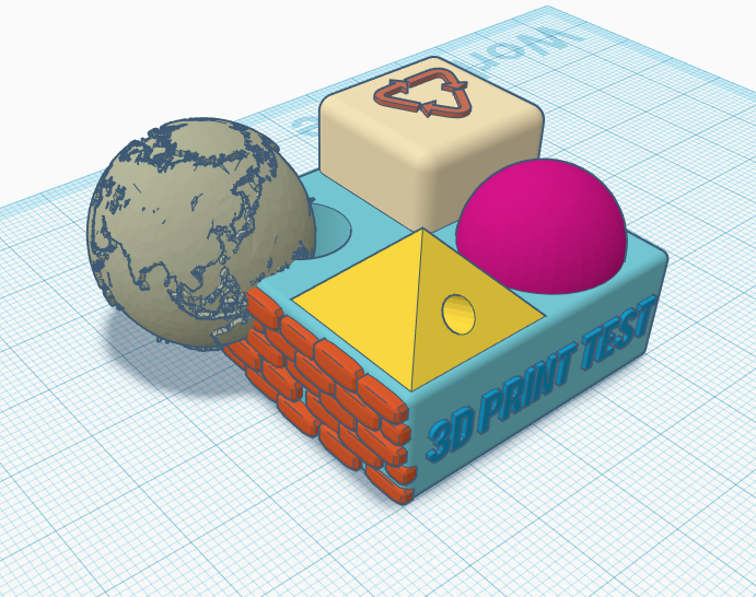 Another one Test Block - my favorite by EduGomes | Download free STL ...