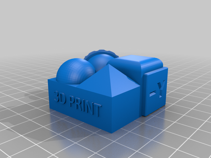 Another one Test Block - my favorite by EduGomes | Download free STL ...