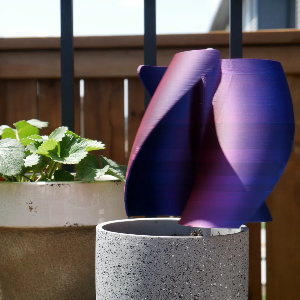 Vertical garden pinwheel by WildRoseBuilds | Download free STL model ...
