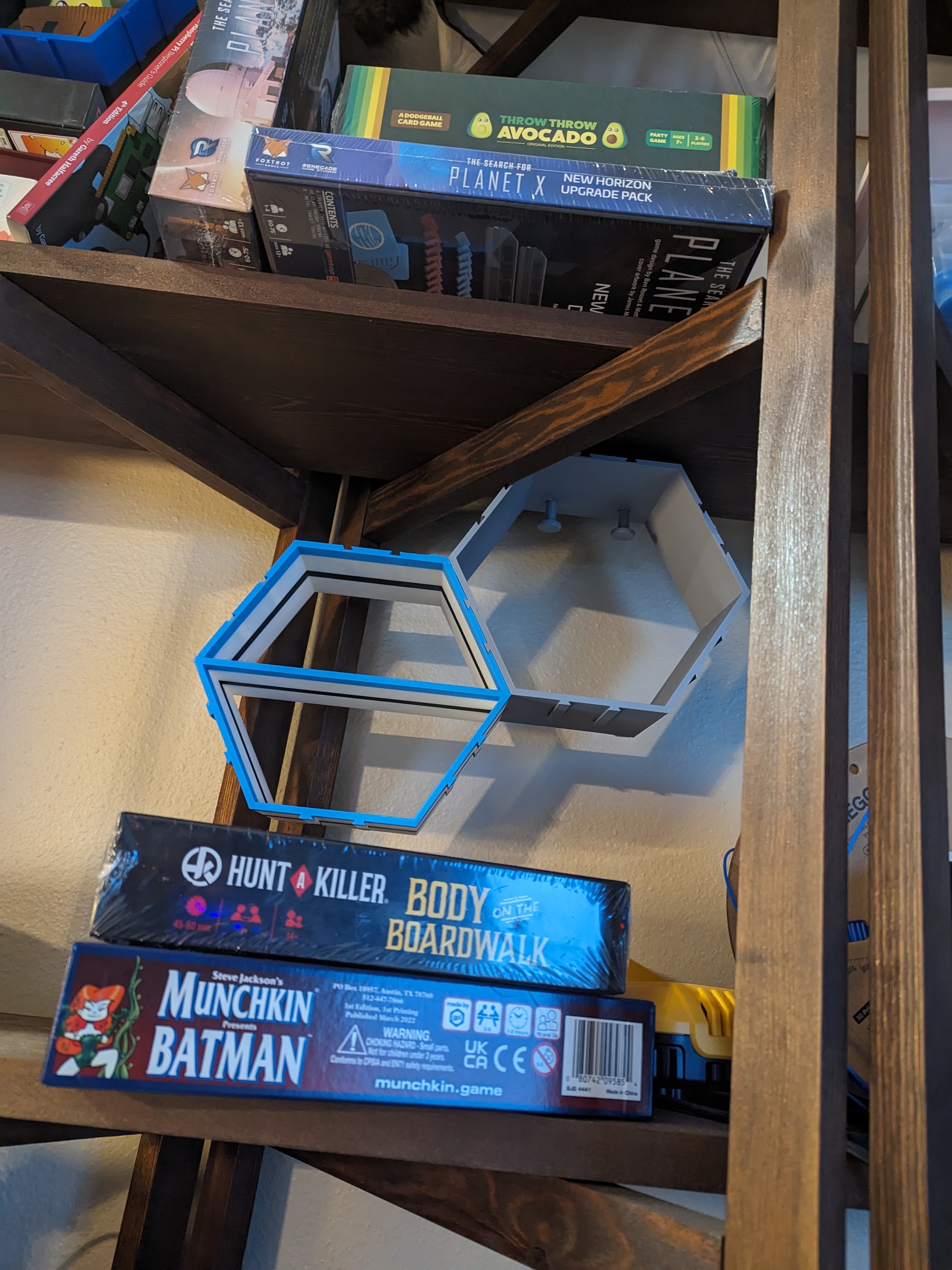 Clamp on Hex Cubby / Shelf by Ecobra | Download free STL model ...