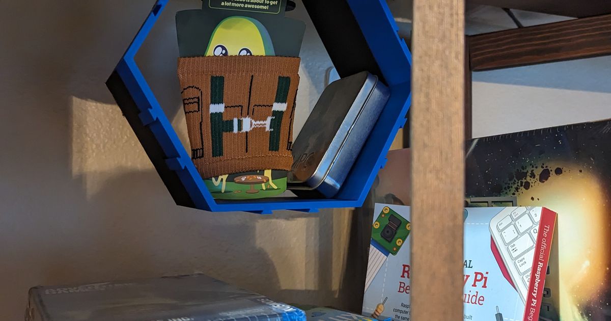 Clamp on Hex Cubby / Shelf by Ecobra | Download free STL model ...