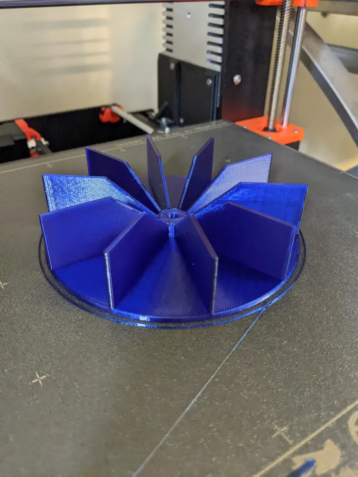 Impeller - Open Radial Blade by dtv.dev | Download free STL model ...