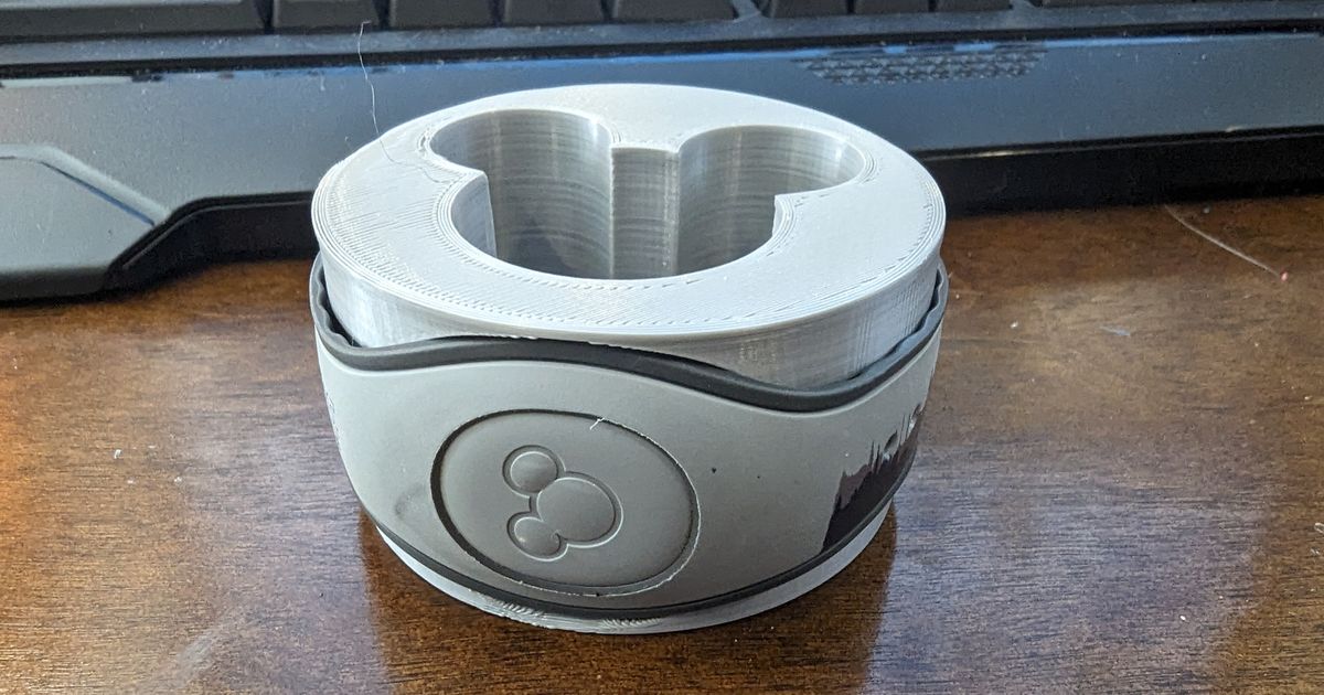Disney Magic Band holder by EDGeProjects | Download free STL model ...