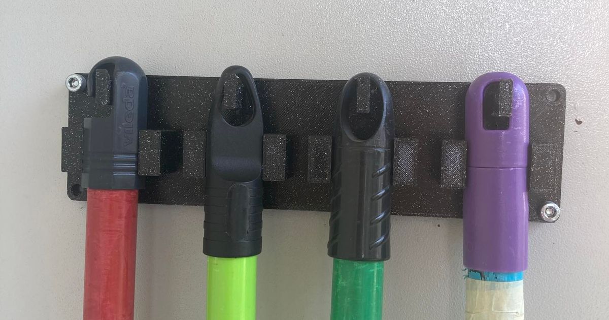 BROOM HOLDER by dkaparelis | Download free STL model | Printables.com