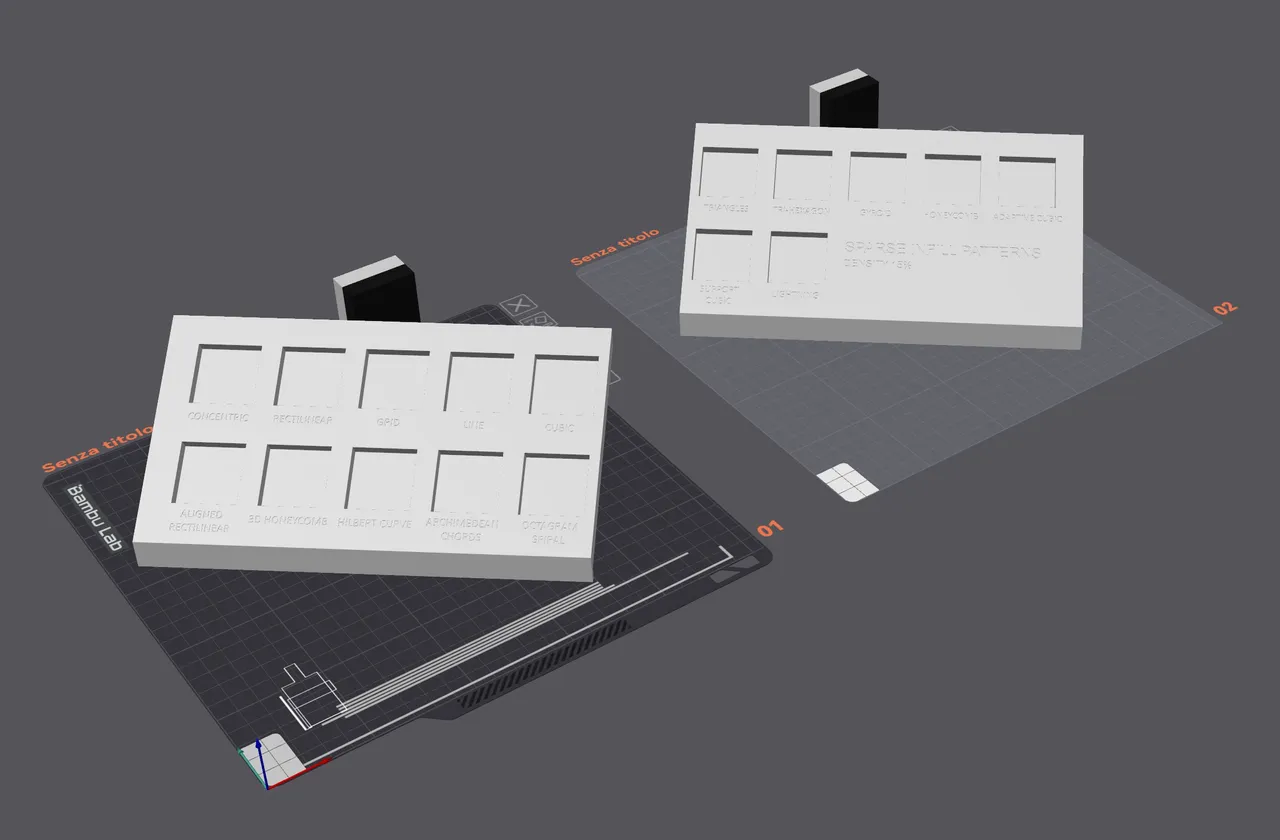 Sparse infill patterns samples by Smith82_ITA | Download free STL model ...