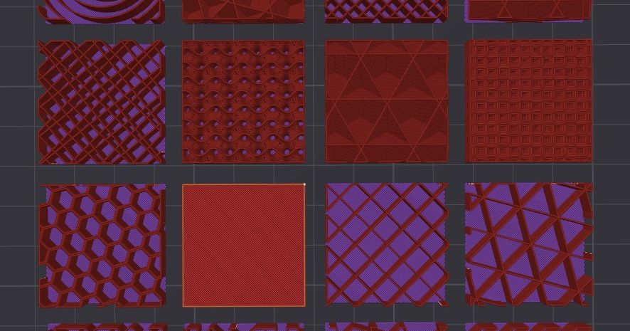 Sparse infill patterns samples by Smith82_ITA | Download free STL model ...