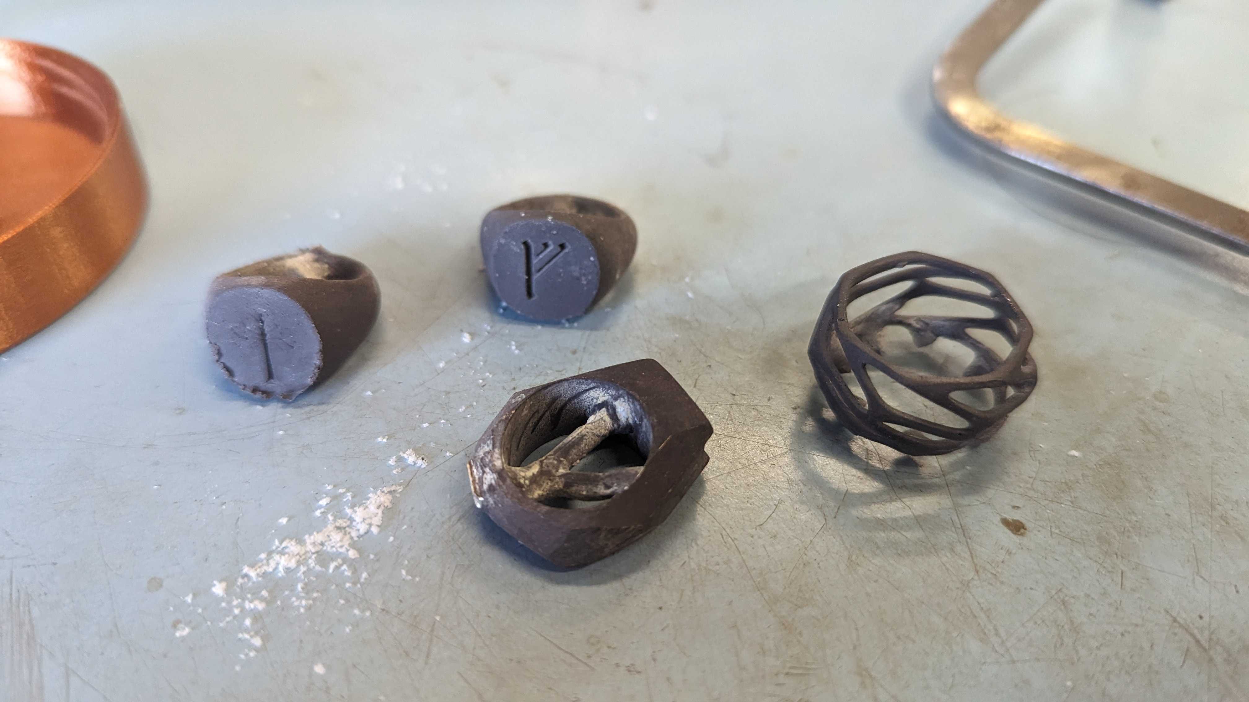 Make metal casted rings using a 3D printer by Tex | Education ...