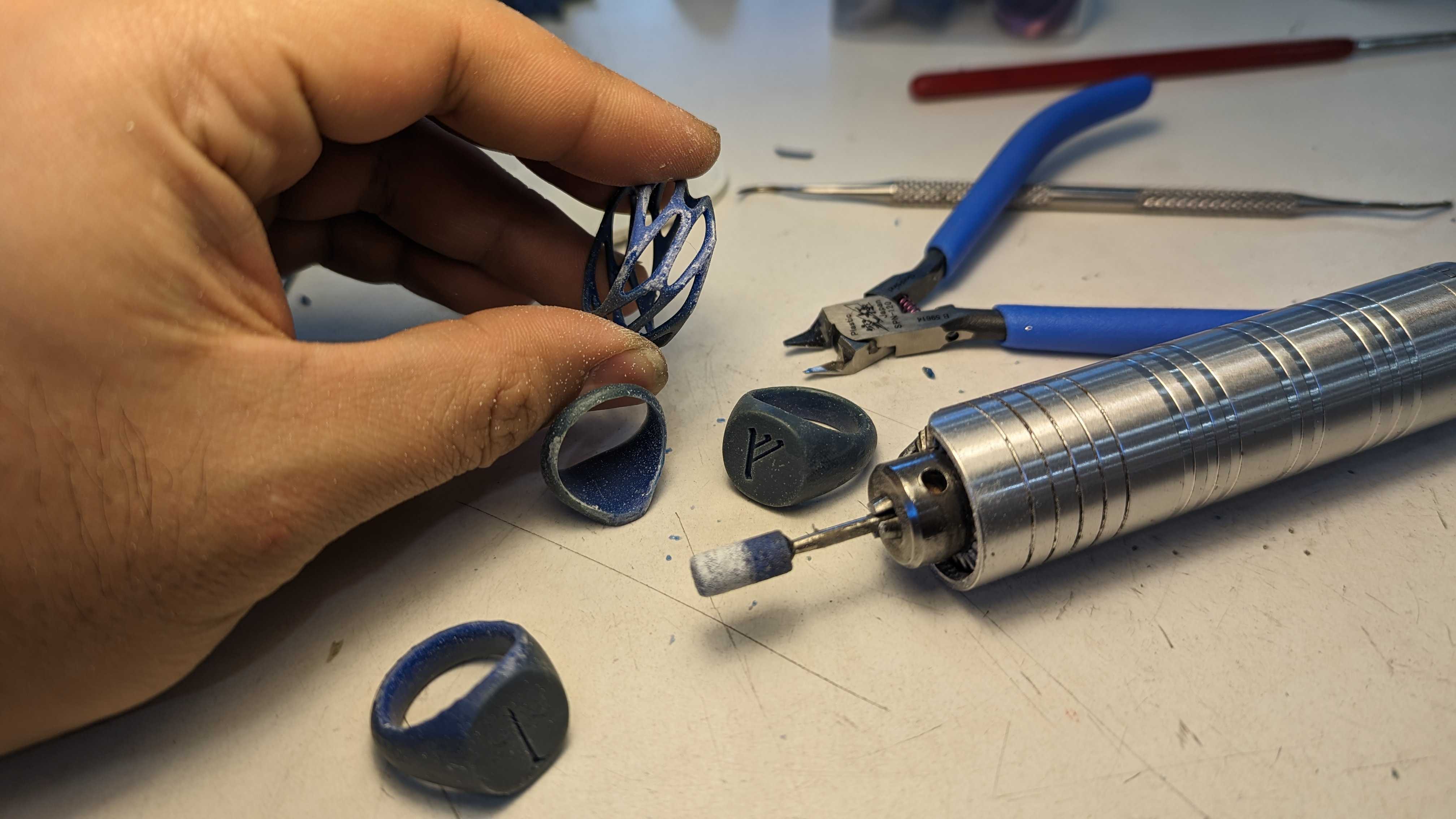 Make metal casted rings using a 3D printer by Tex | Education ...