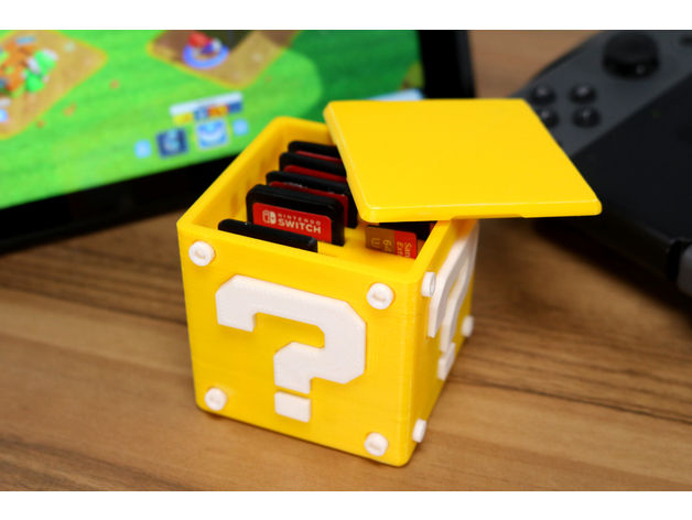 Question Block Switch Cartridge Case by 3D Print Life | Download free ...