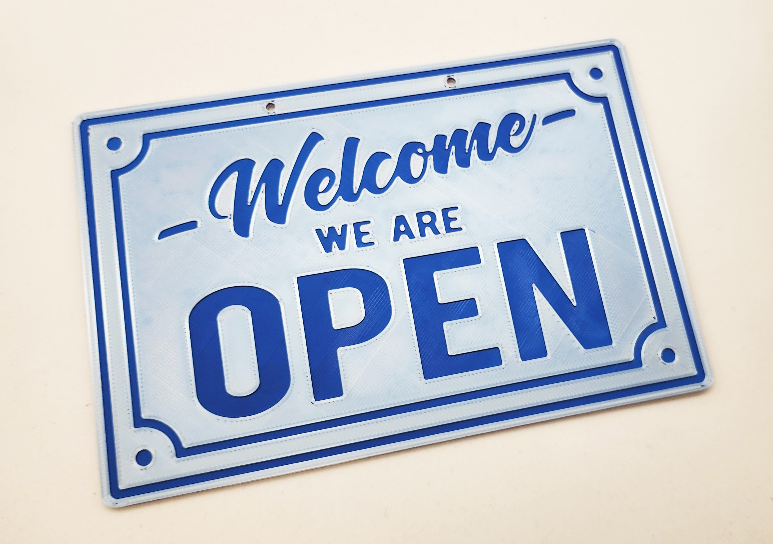 Double-Sided Open/Closed Sign 2 to 4 Colors (See Video) by Triple G ...