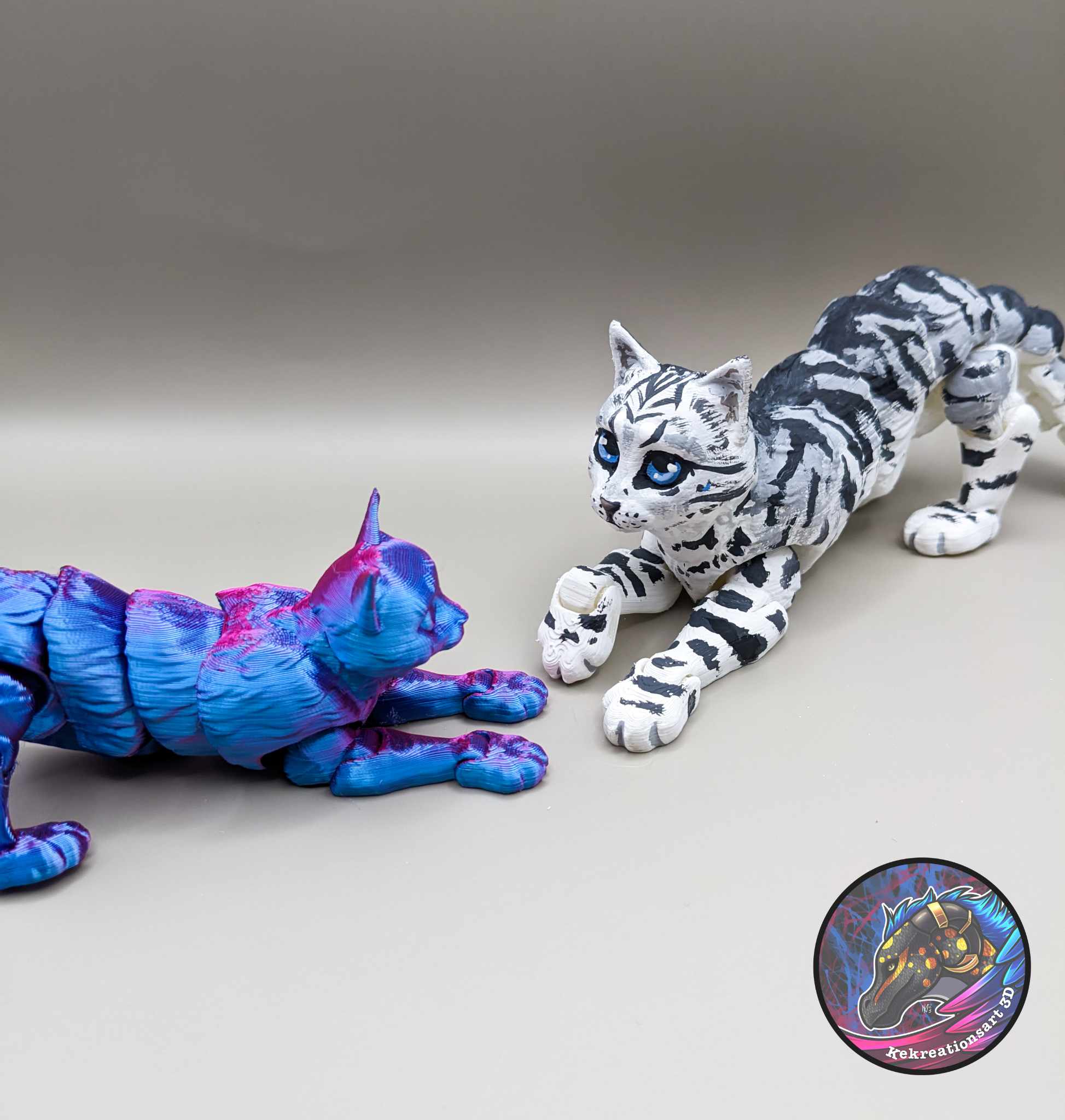Flexi Cat, Articulated Cat by Kekreations | Download free STL model ...
