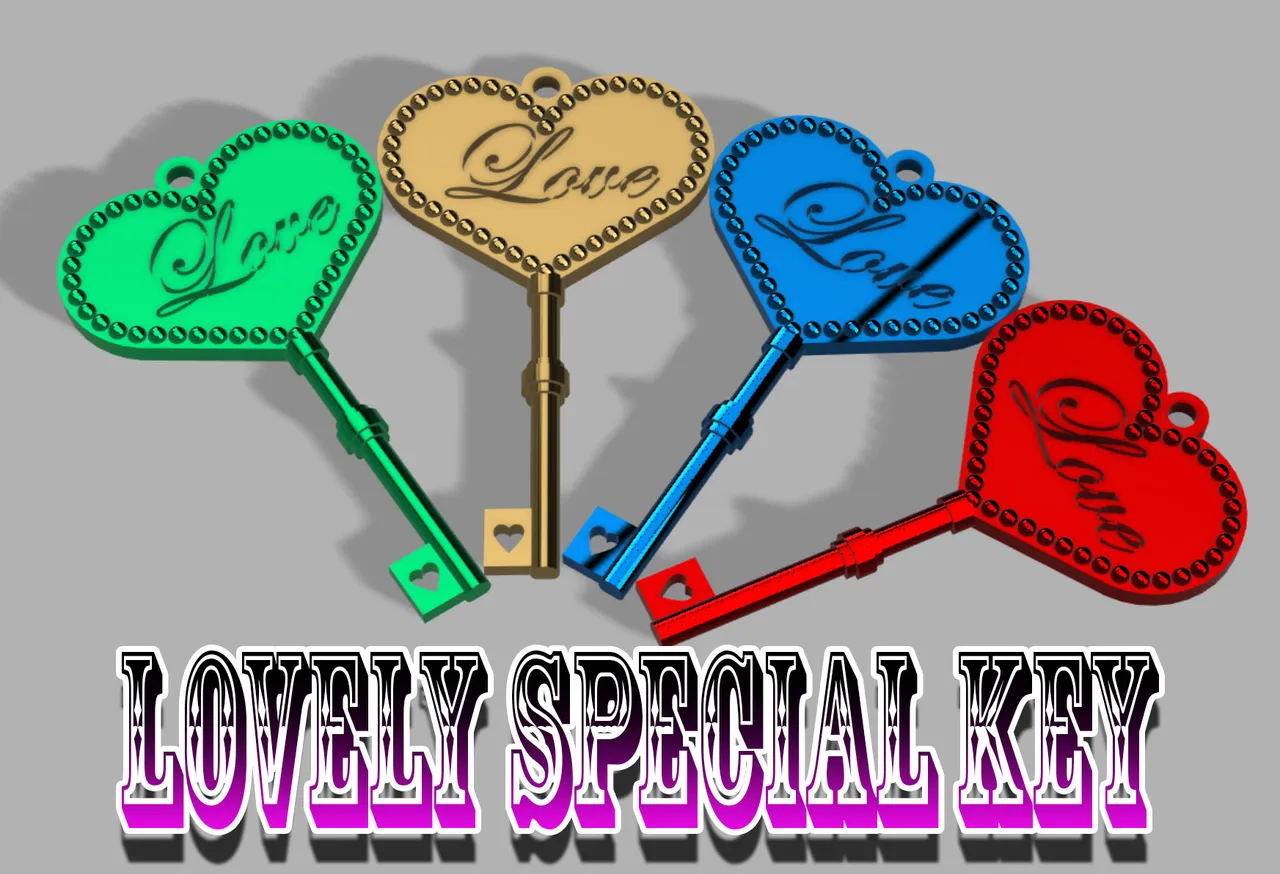 Lovely Kawaii Special Key by CodeName X | Download free STL model ...