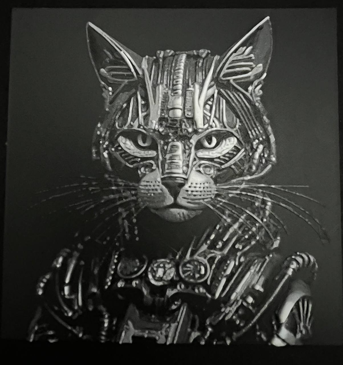 Cyber Cats - Hueforge by Don Matis | Download free STL model ...