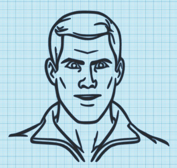 BARRY - ARCHER - WALL ART by Ogama Industries | Download free STL model ...