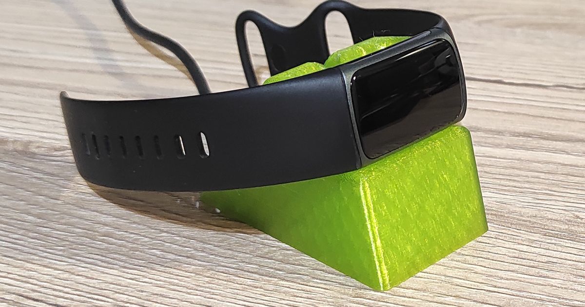 Fitbit Charge 5 Charging Stand by STR | Download free STL model ...