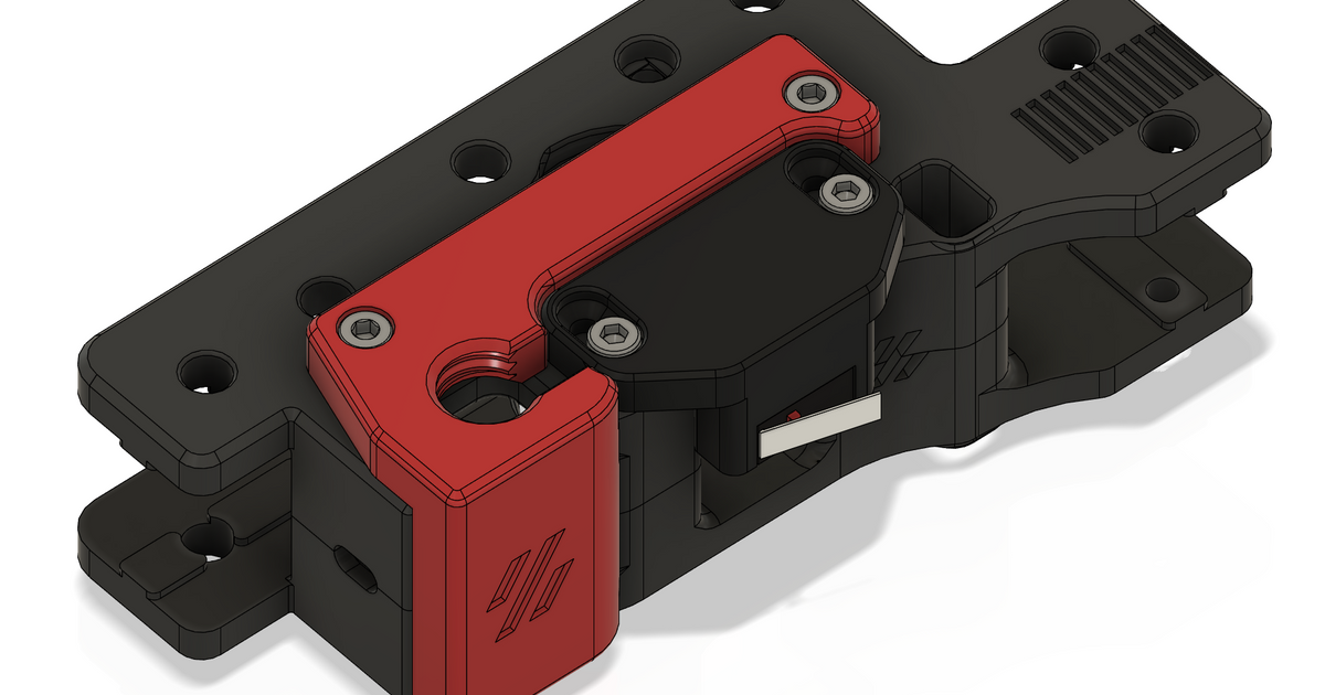 Voron 2.4 A Drive M12 umbilical mount with cable cutout autorstwa atom ...