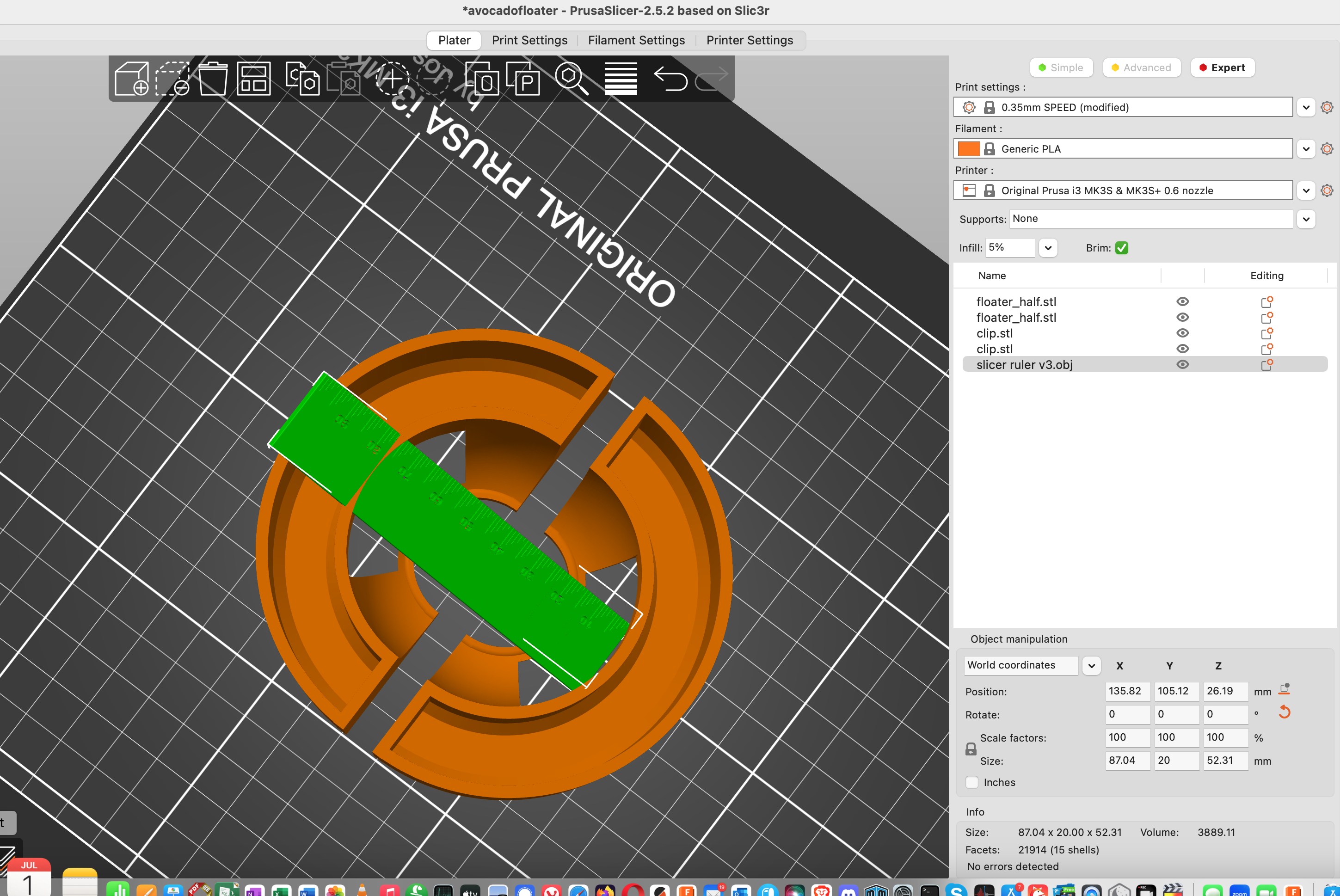 Slicer Ruler by pLfuego | Download free STL model | Printables.com