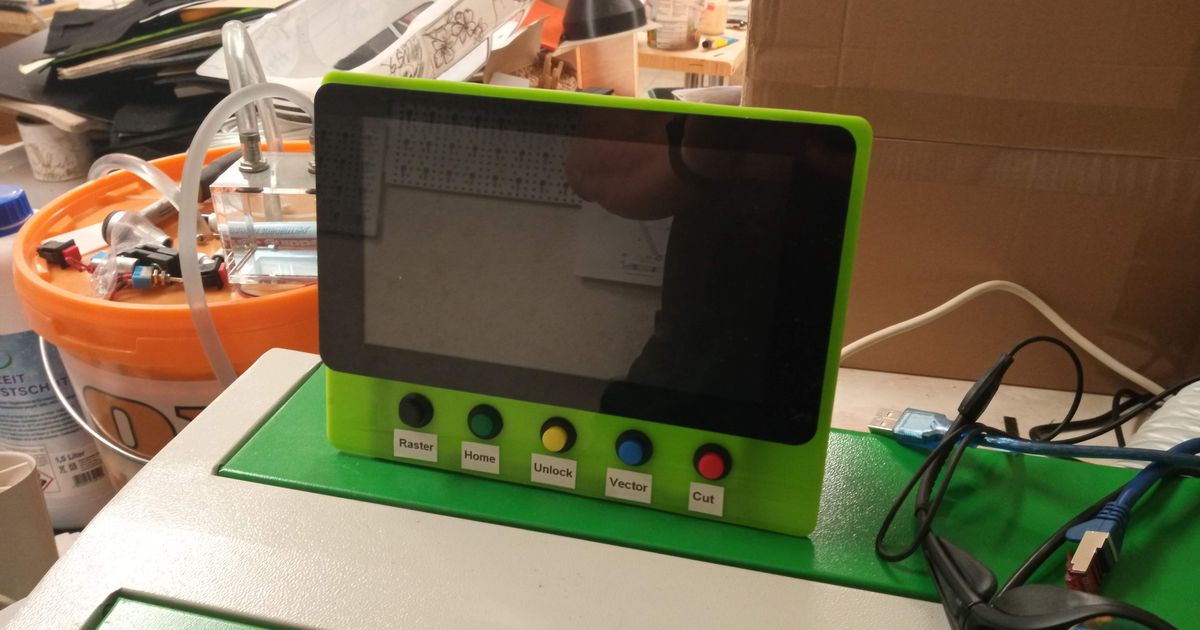 Raspberry Pi 7" Touchscreen by janxgeist | Download free STL model ...