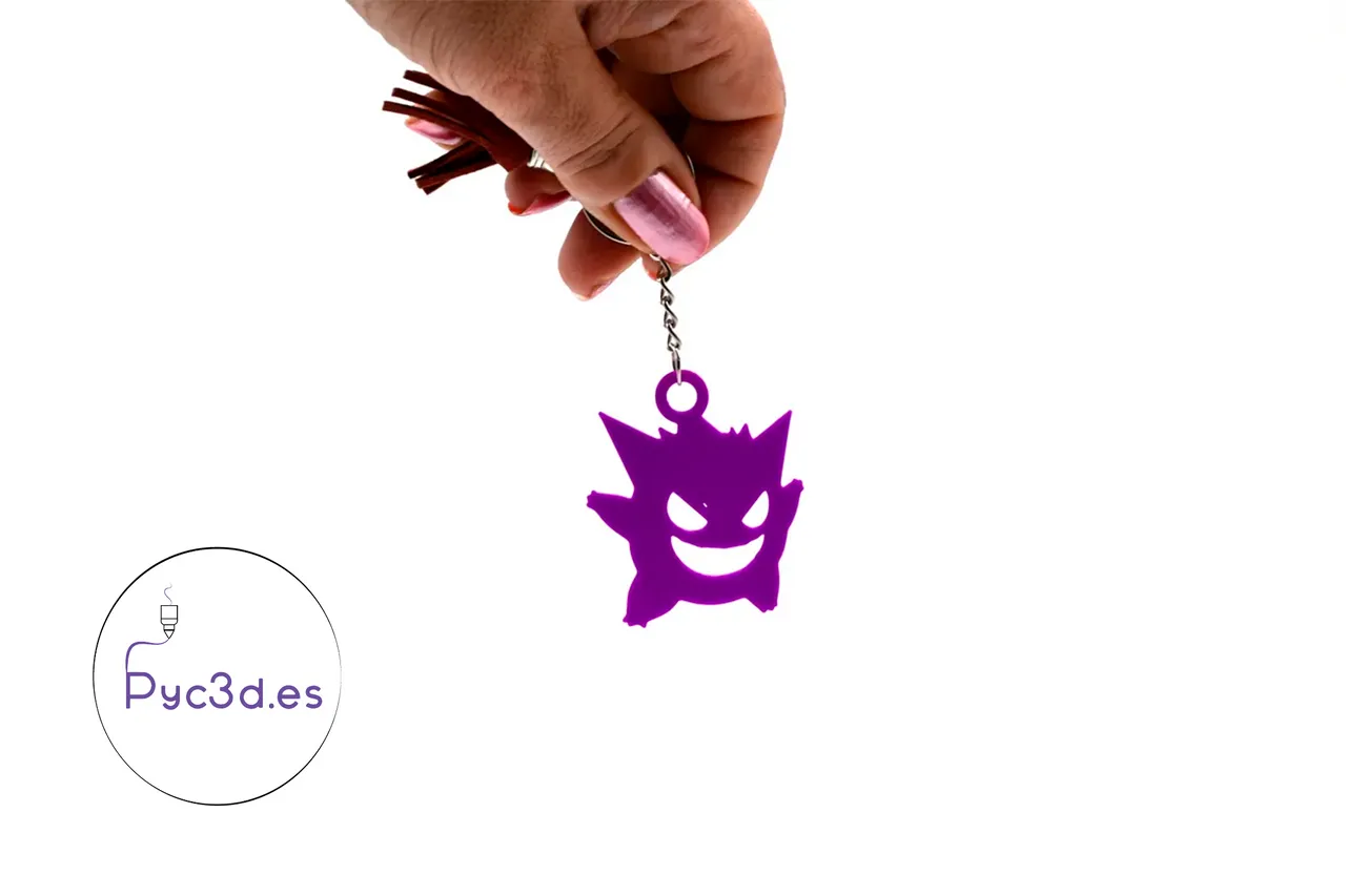 GENGAR KEYCHAIN by PYC3D.ES | Download free STL model | Printables.com