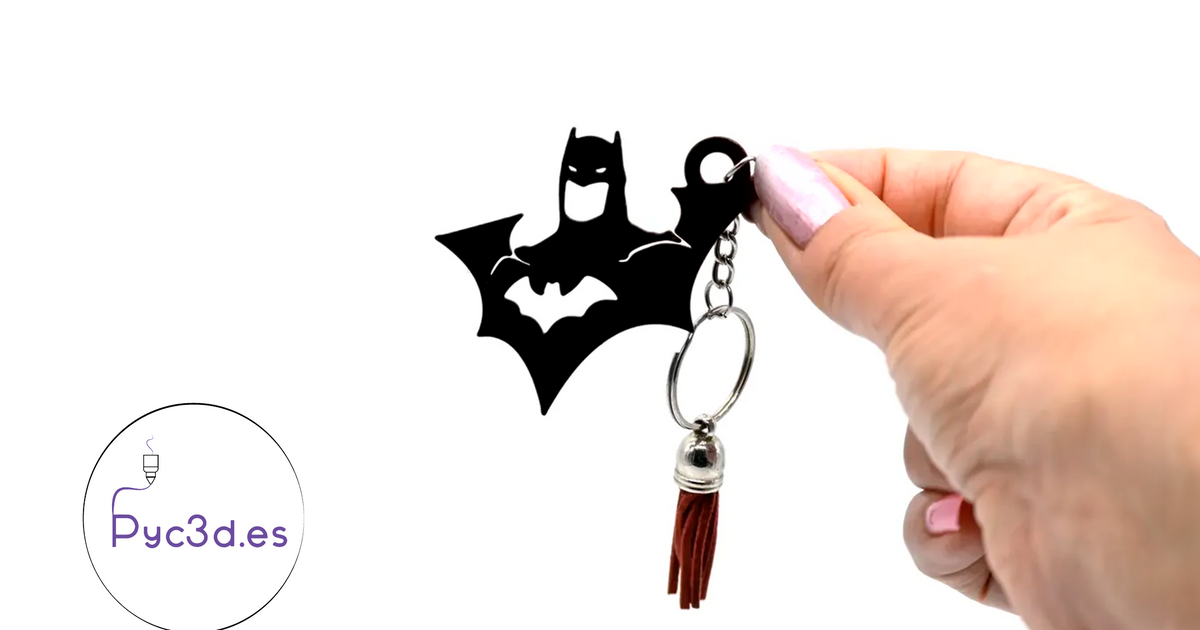 BATMAN CHARACTER KEYCHAIN by PYC3D.ES | Download free STL model ...