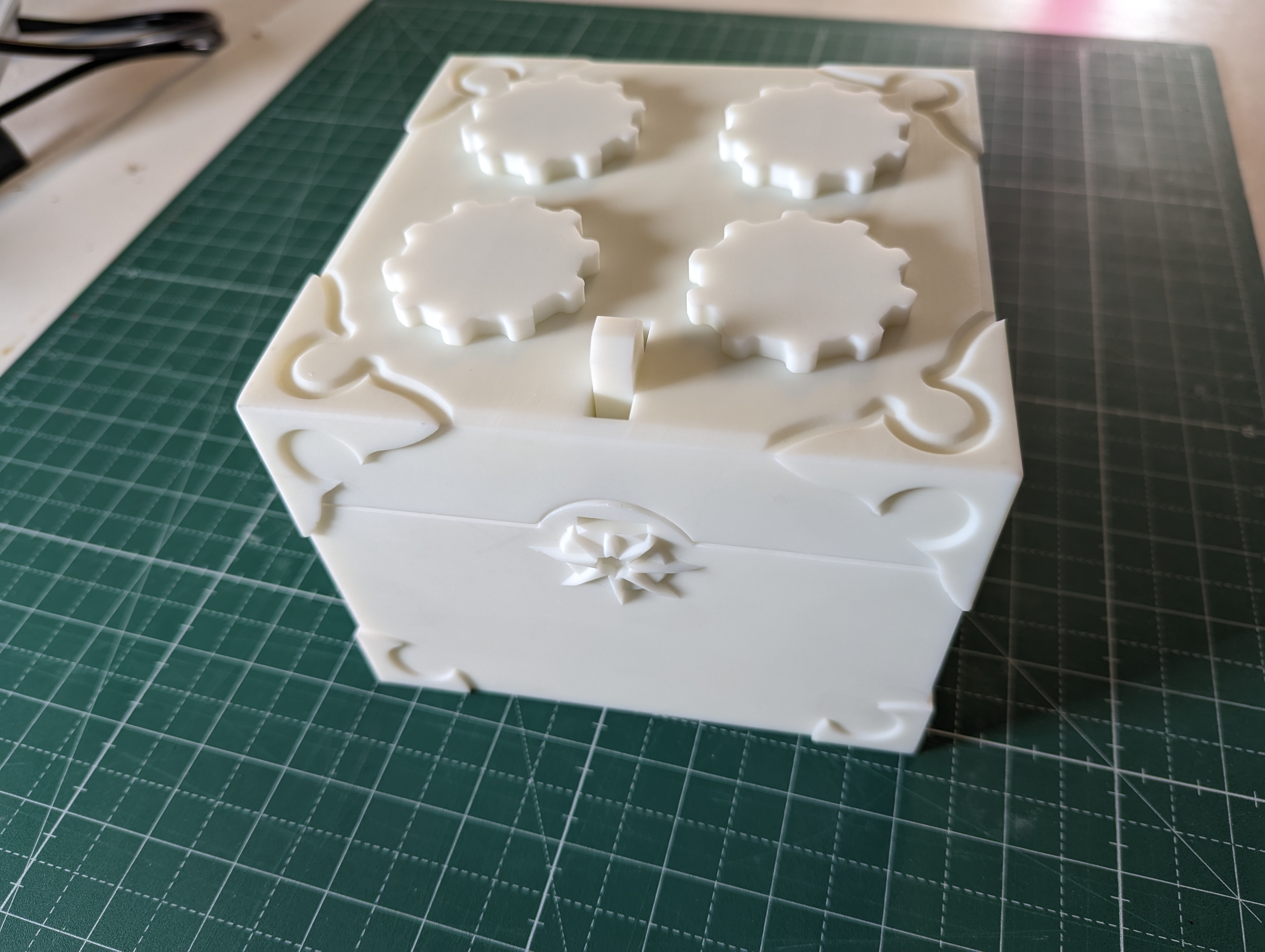 Completely 3D Printable Combination Box by Craftknights | Download free ...