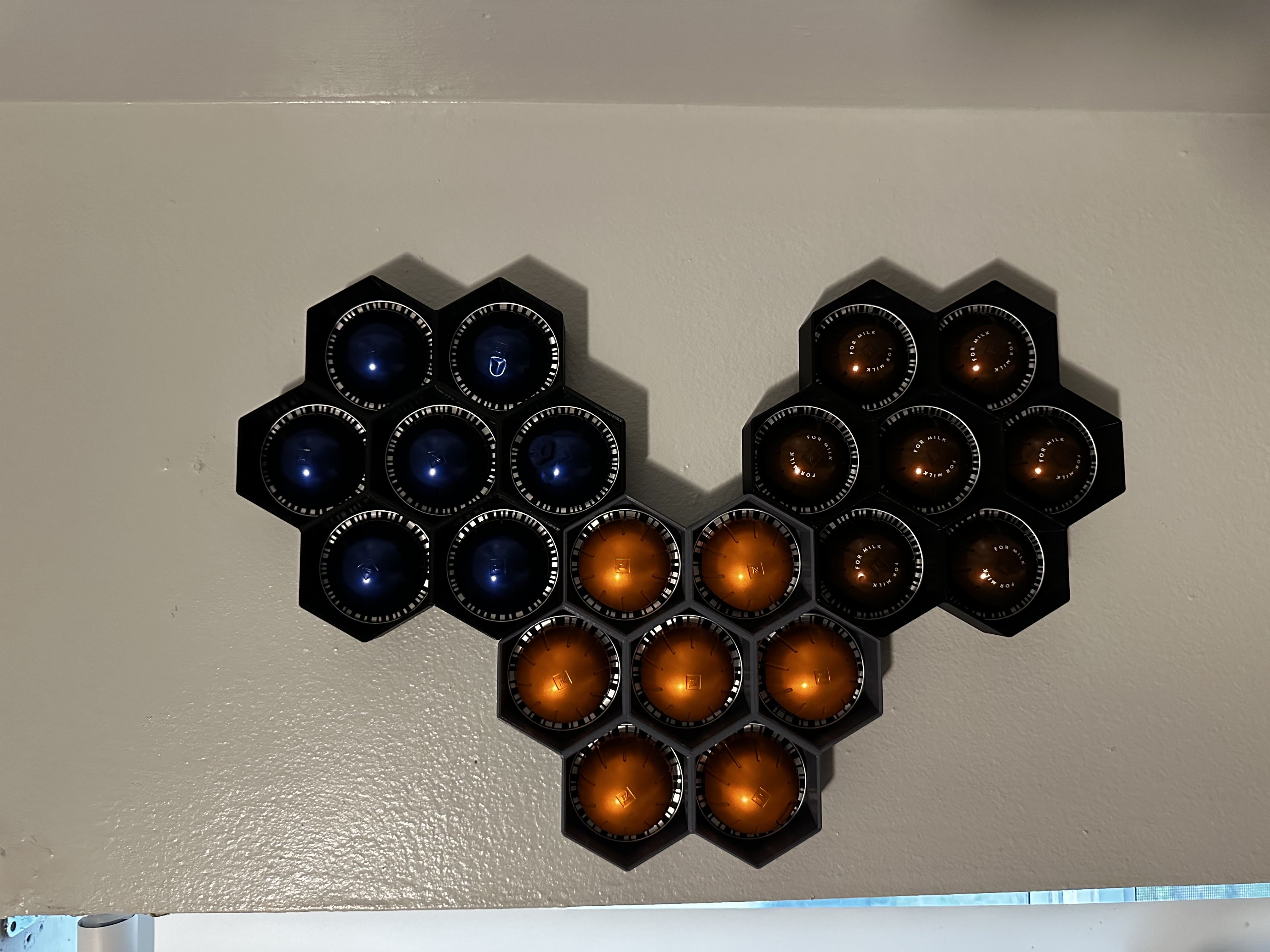 Nespresso Vertuo Hexagon Pod Holder by Martyfree123 | Download free STL model | Printables.com
