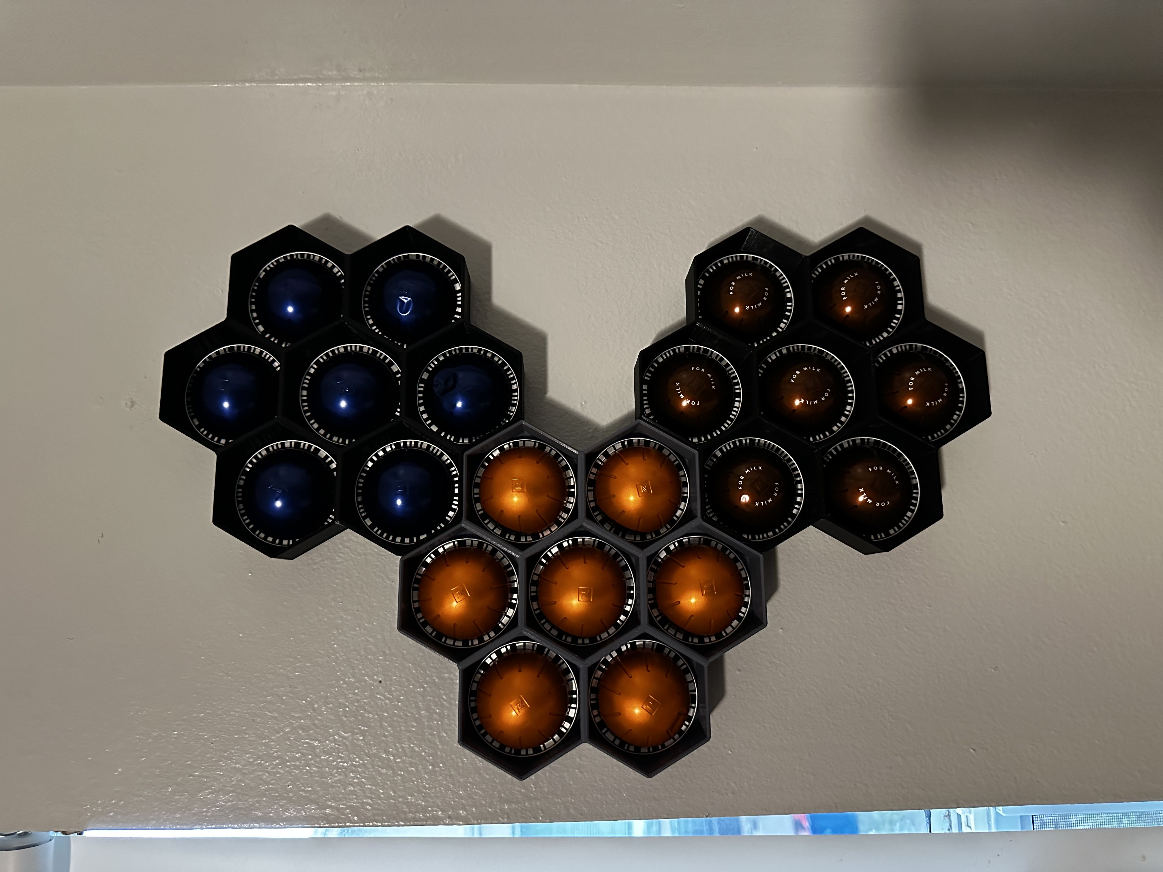 Nespresso Vertuo Hexagon Pod Holder by Martyfree123 | Download free STL model | Printables.com